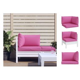 vidaXL Polsterauflage Palettenkissen 3 Stk Rosa Oxford-Stoff