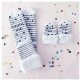 melovely Haussocken Bambus-Socken für Mama & Baby "Mami me & Mini me"