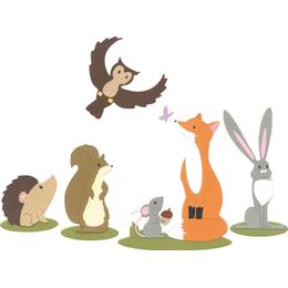 Sizzix Motivschablone Thinlits Stanzschablone Forest Animals