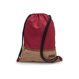 By Bers Turnbeutel Leon By Bers Turnbeutel Beutelrucksack Freizeitrucksack (Tagesrucksack Beutelrucksack Freizeitrucksack für Strand Sport Festival Freizeit Alltag Einkauf aus Baumwolle Innentasche Schlüsselband)