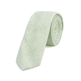 DonDon Krawatte Herren Krawatte 6 cm einfarbig kariert und gepunkt (Packung