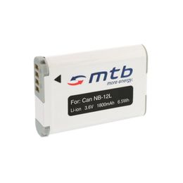 mtb more energy [BAT-444 - Li-Ion] Kamera-Akku kompatibel mit Akku-Typ Akku Canon NB-12L 1800 mAh (3