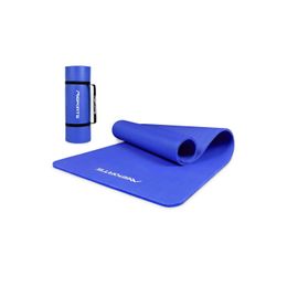 MSPORTS® Gymnastikmatte Fitnessmatte Studio inkl. Übungsposter und Tragegurte