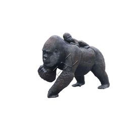 JVmoebel Skulptur Design Gorilla Baby Figur Statue Skulptur Figuren Garten Dekoration