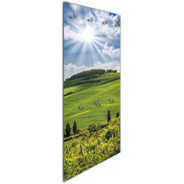 Wallario Wandgarderobe Strahlender Sonnenschein (1-teilig