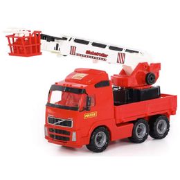 WADER QUALITY TOYS Spielzeug-Feuerwehr PowerTruck Lastwagen LKW mit Leiter