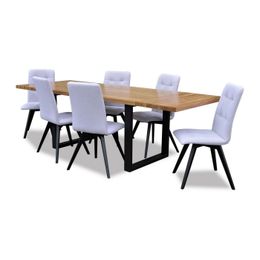 JVmoebel Essgruppe, Klassischer Tisch Couchtisch Modern Beistelltisch Stuhl Design