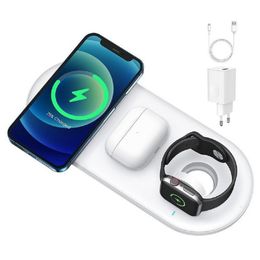 JOYROOM 3in1 20W Wireless Charger kompatibel mit Smart Watch Kopfhörer Wireless Charger