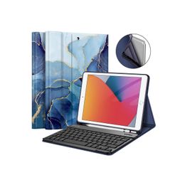 Fintie Tablet-Hülle TPU Tastatur Hülle für iPad 10.2 Zoll (9/8/7 Gen