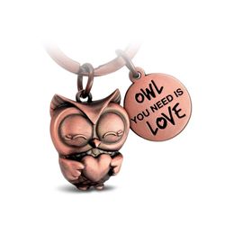 FABACH Schlüsselanhänger Eule Owly mit Herz