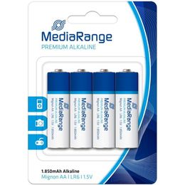 MediaRange 4 MediaRange Premium AA / Mignon Alkaline Batterien im 4er Blister Batterie