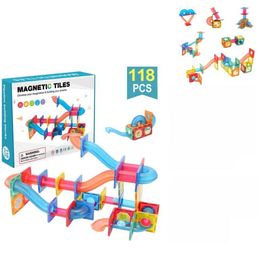 powertechnik-Germany Magnetspielbausteine Magnetische Bausteine 3D 118 tlg Magnetspiele Magnete Kinder Bauklötze Magnet Spielzeug ab 3 Jahren