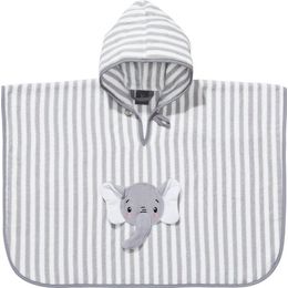 Erwin Müller Erwin Müller Kinderbademantel Kinder-Poncho "Elefant" mit Kapuze