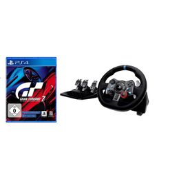 Logitech G29 Driving Force + Gran Turismo 7 Gaming-Lenkrad (Gran Turismo Spiel: Freigegeben ohne Altersbeschränkung)