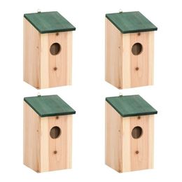 DOTMALL Vogelhaus Modernes Vogelhäuschen 4 Stk.für Vögel