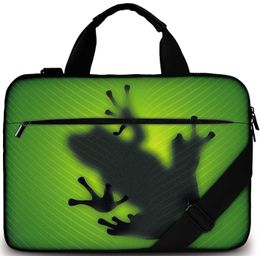 MAXLVL Laptoptasche 15.6 / 17.3 Zoll (Notebooktasche aus Canvas mit Zubehörfach)