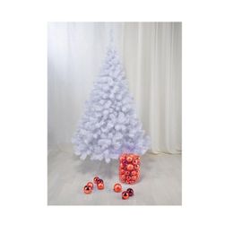 GartenHero Künstlicher Weihnachtsbaum Künstlicher Weihnachtsbaum weiß 210 cm Tannenbaum Baum Weihnachten