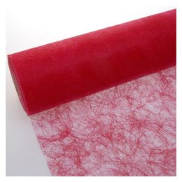 Deko AS Tischläufer Sizoflor Tischband leuchtend rot 30 cm Rolle 5 Meter 60 023-R