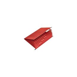 Falken Hängeregistereinsatz Personalmappe UniReg DIN A4 230g/m² mit Organisationsaufdruck Kraftkarton rot
