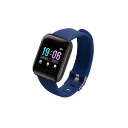 TPFNet SW13 mit Silikon Armband und Schrittzähler Smartwatch (Android)