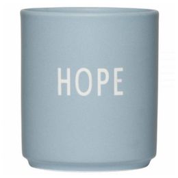 Design Letters Tasse Becher Favourite Cup Hope Lightblue