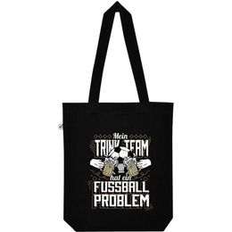 Youth Designz Tragetasche Trink Team Problem Jutebeutel Tasche Lange Henkel