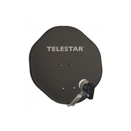 Telestar ALURAPID 45 cm Aluminium Sat-Schüssel SKYSINGLE HC LNB schiefergrau SAT-Antenne