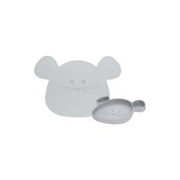 Lässig LÄSSIG Kindergeschirr-Set Little Chums Mouse Esslernteller und Platzset (2-tlg)