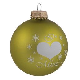 mugesh Weihnachtsbaumkugel Weihnachtskugel Love Music kiwi