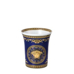 Rosenthal meets Versace Tischvase Vasenserie Medusa blue Vase 18 cm