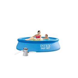 Intex Pool Intex 28108 Pool Set Easy 244 x 61 cm Quick-Up Pool mit Filterpumpe