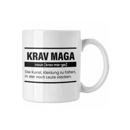 Trendation Tasse Krav Maga Tasse Geschenk Definition Kampf Sport Israel Spruch Trainer