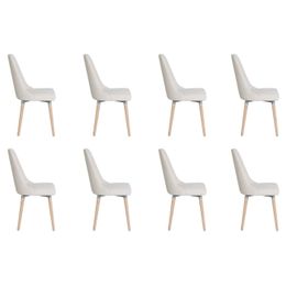JVmoebel Stuhl 8x Design Polster Sitz Stühle Stuhl Seht Garnitur Sessel Set Lorenzo