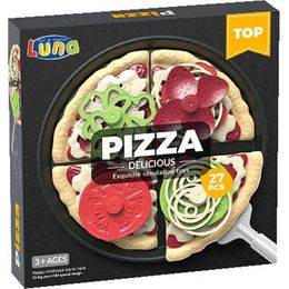 Diakakis Spielgeschirr Pizza Spiellebensmittel-Set 27-tlg. Spielküchen
