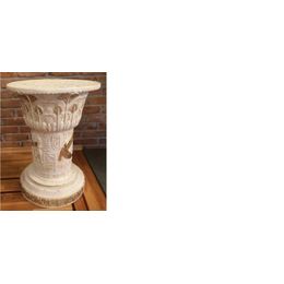 JVmoebel Skulptur Design Ägyptische Kolumne Säulen Blumensäule Ständer Podest 1047