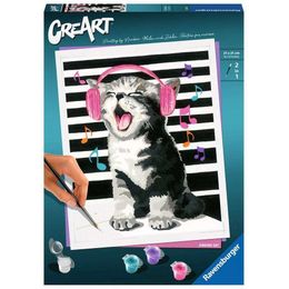 Ravensburger Verlag GmbH Malen nach Zahlen Malen nach Zahlen CREART Trend Serie C Singing Cat 23545