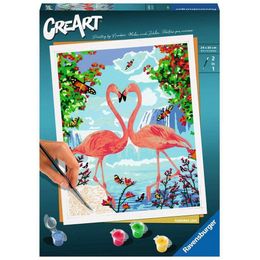 Ravensburger Verlag GmbH Malen nach Zahlen Malen nach Zahlen CREART Trend Serie C Flamingo Love 28991