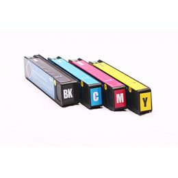 ABC Tintenpatrone (Kompatibles Set 4x Druckerpatrone für HP 973X Pagewide Pro 452