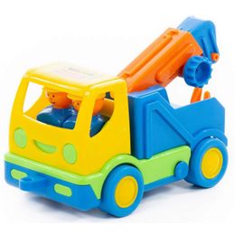WADER QUALITY TOYS Spielzeug-Kran First My first Truck Kranwagen Lastwagen LKW