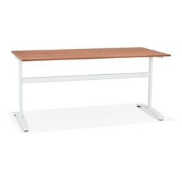 KADIMA DESIGN Schreibtisch ARBEIT PC-Tisch Büro Schreibtisch Holz Braun