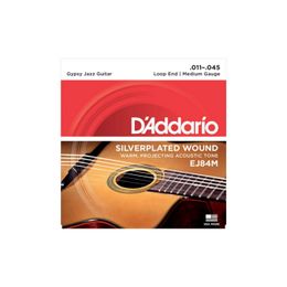 D'Addario Daddario Saiten, (Gypsy Jazz Saiten EJ84M 11-45 Loop End