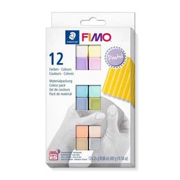 Staedtler Modelliermasse FIMO soft "Pastel Colours" 8023 C12-3