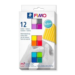 Staedtler Modelliermasse FIMO soft "Brilliant Colours" 8023 C12-2