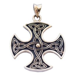 HOPLO Kreuzanhänger Anhänger Bronze Cross Celtic Schmuck