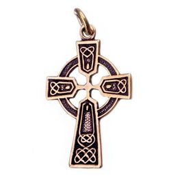 HOPLO Kreuzanhänger Keltisches Kreuz Bronze Anhänger Schmuck