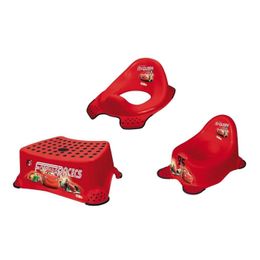 KiNDERWELT Tritthocker Disney Cars Set 3-tlg. Topf WC-Aufsatz + Hocker (3er Set)