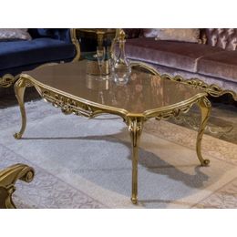 JVmoebel Couchtisch Goldener Couchtisch Beistelltisch Kaffeetisch Design Tisch Wohnzimmer