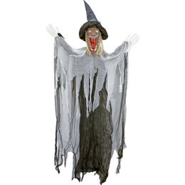 Das Kostümland Dekofigur Halloween Hängefigur Grusel Hexe