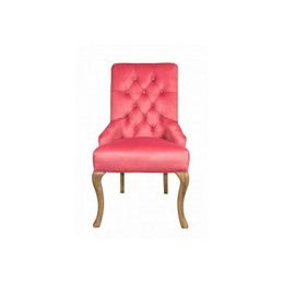 JVmoebel Stuhl Design Chesterfield Stühle Stuhl Textil Polster Gruppe 2xSet Neu
