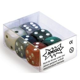 Amigo Spiel, Würfel Perlmutt W06 Set gemischt (Spiel-Zubehör)